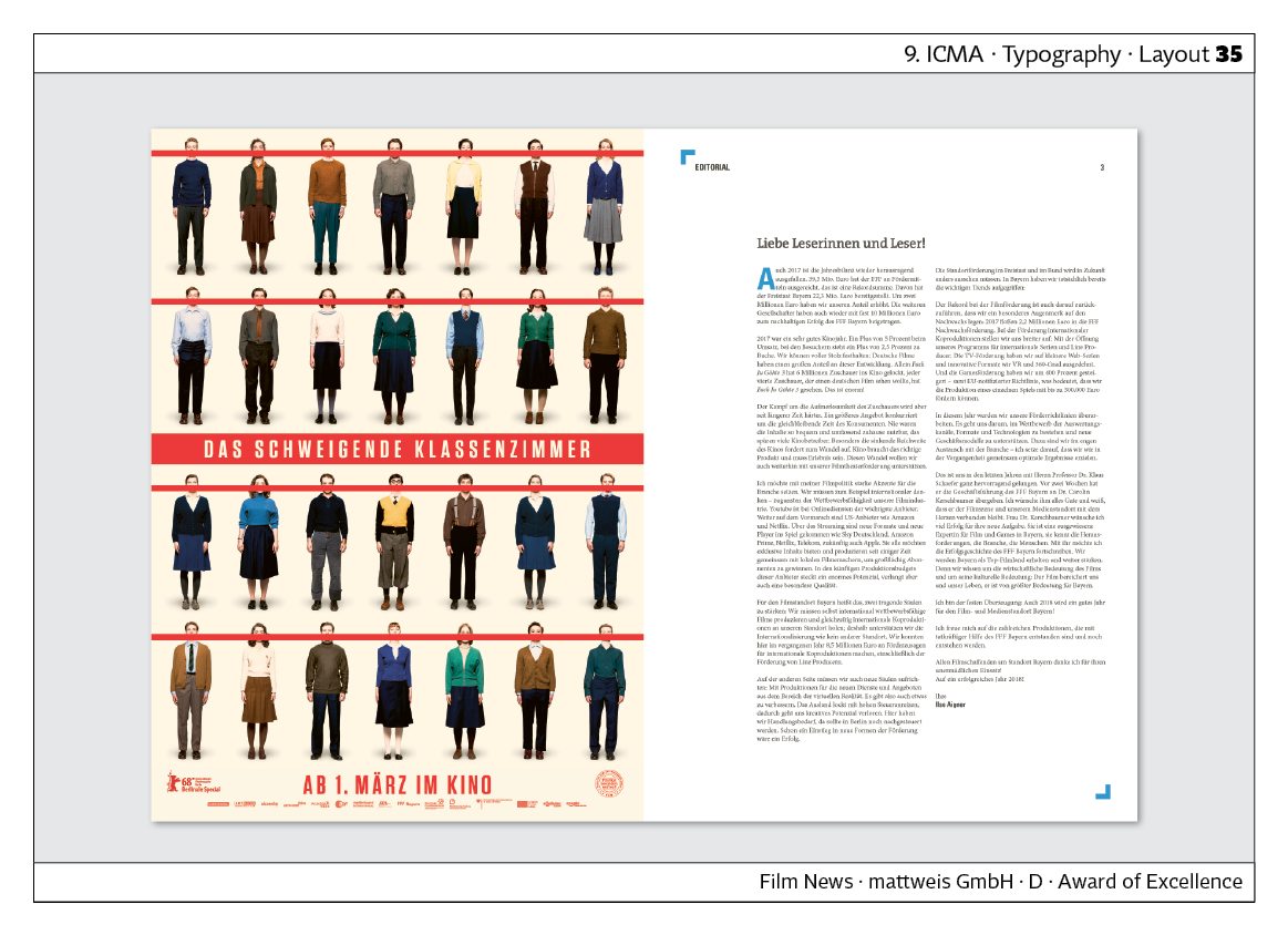 ICMA Best of Decade – Typography · Layout – ICMA