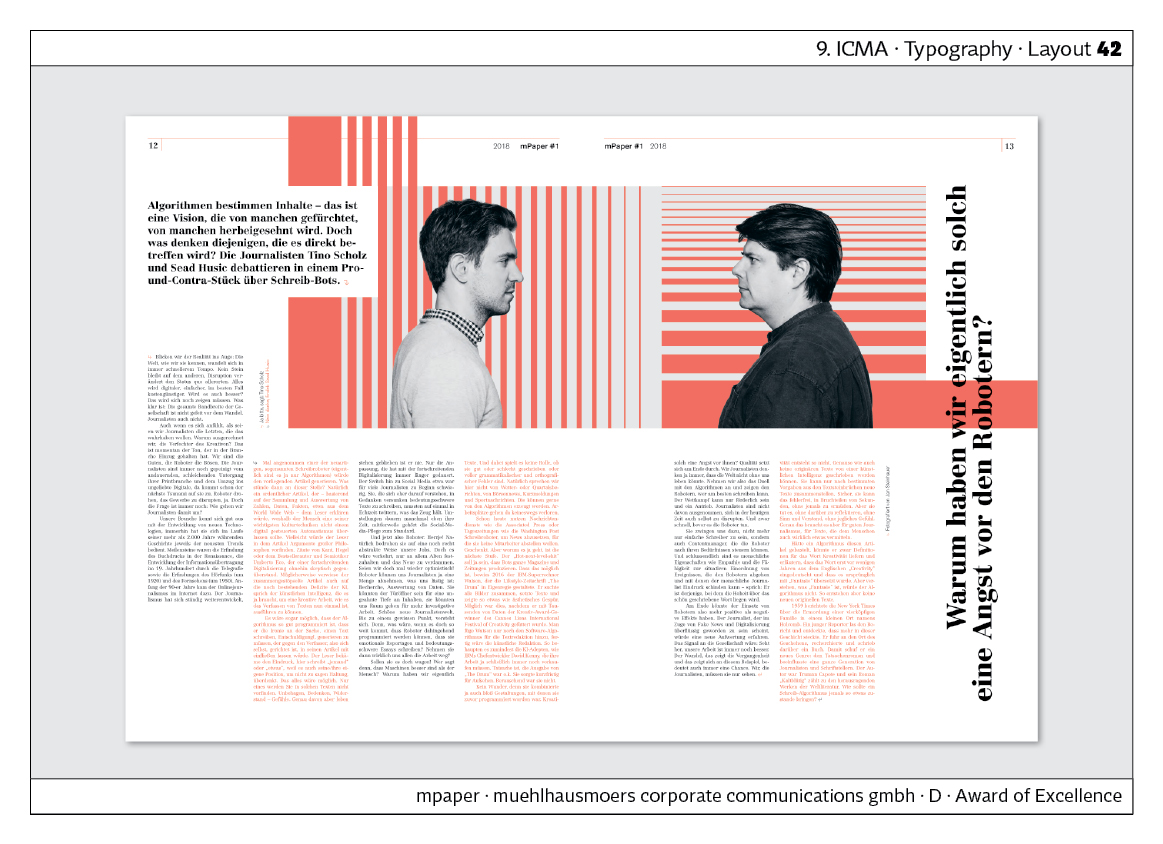 ICMA Best of Decade – Typography · Layout – ICMA